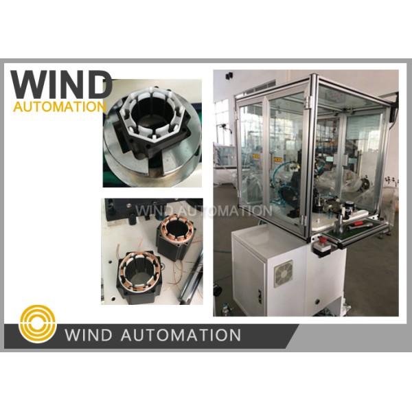Quality Eight Poles BLDC Stepping Motor Stator Winding Machine With Two Needles for sale