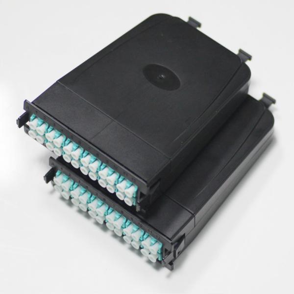 Quality 24F MPO To LC Fiber Optic MPO MTP Cable OM4 Cassette Module For Data Center for sale