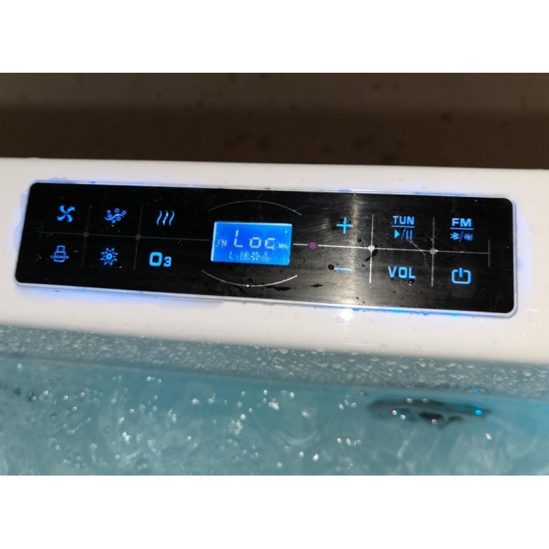 Rectangular 1700mm Hydro Massage Acrylic Bathtub Assembled Panels