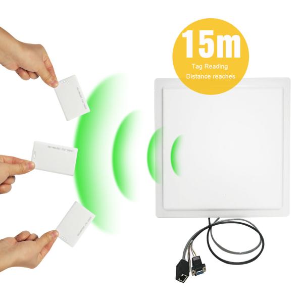 Quality Linux IP67 15m Long Range UHF RFID Reader USB TCP WIFI For Vehicle Tracking for sale
