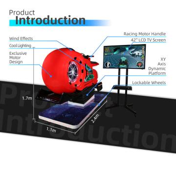 Quality 9D VR Car Racing Simulator Coin Operated 3D Virtual Reality Simulator for sale