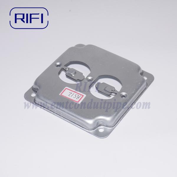 Quality 4'' Surface Mount Raised Junction Box Cover RS Cover With One Duplex Flush for sale