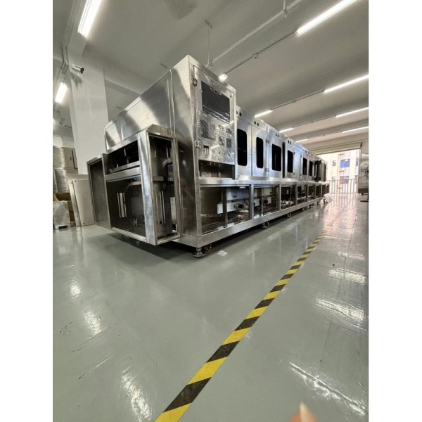 Quality IC Packaging Parts Inline Cleaning System With Trial Chemical Wash Sections for sale