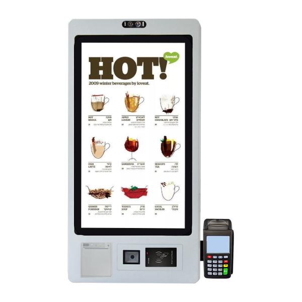 Quality Restaurant Automated Fast Food Kiosk Bill Terminal Self Service for sale