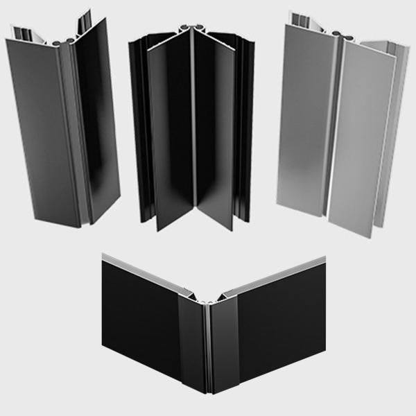 Quality Kitchen Accessory Aluminum Corner Connector for Skirting Board Cabinet Accessory for sale