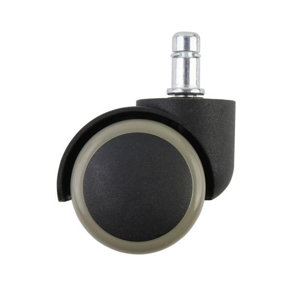 Quality White / Black Certified Furniture Caster Wheel Plastic With Nylon Wheels for sale