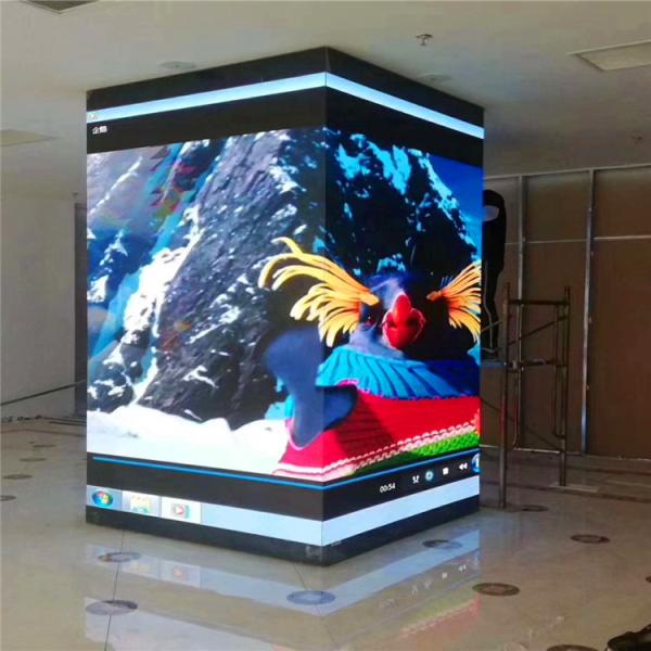 Quality Lightweight Flex LED Display Screen Wall Multicolor 2mm Pixel Pitch for sale