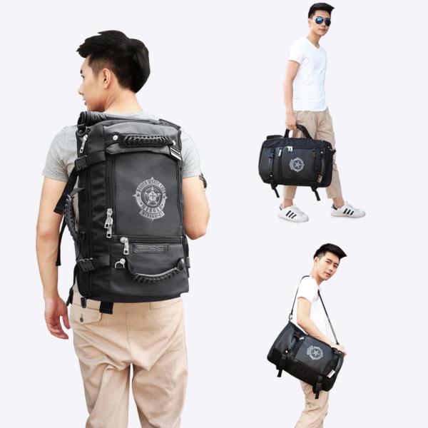 Quality OEM PU Super Large Backpack Trekking Mountain Climbing Backpack 56-77 Litre for sale