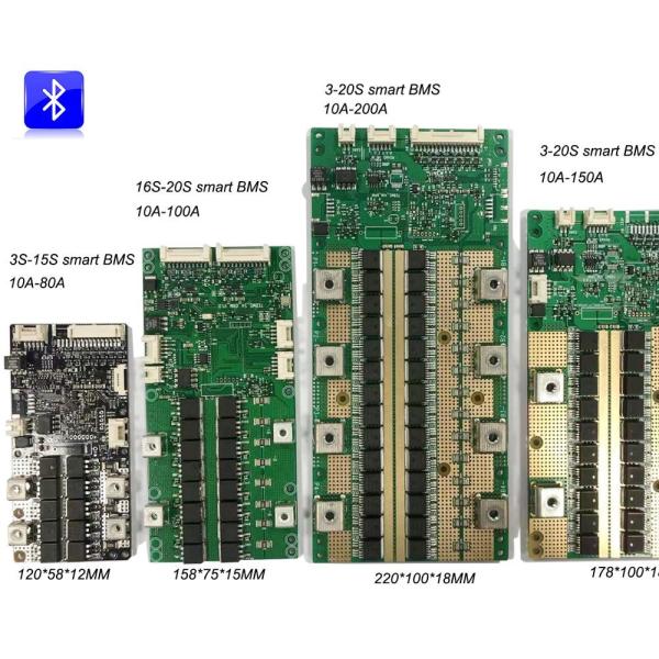 Quality HASL Surface Finishing ANT Smart BMS Battery Board 3S RS485 72V for sale