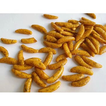 Quality Crescent Shape Japanese Rice Crackers Puffed Seaweed Rice Cracker for sale