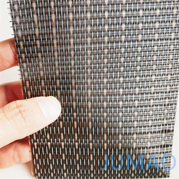 Quality Exterior Decorations Mesh Laminated Glass Wired Panel Wall Cladding ODM for sale