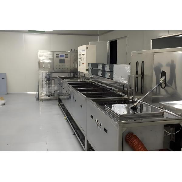 Quality Die Cast Parts Ultrasonic Cleaning Line Automatic Ultrasonic Cleaner With Oscillation Mechanism for sale