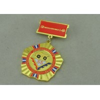 Quality Zinc Alloy Military Custom Awards Medals 3D Die Casting With Soft Enamel for sale