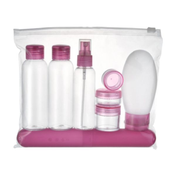 Quality Portable Clear Skin Care Packaging PS Cream Jar for Customized Color Shape Travel Set for sale