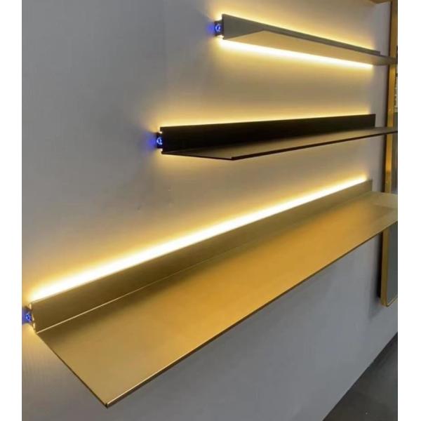 Quality Aluminum Shelf Rack for Living Room Bathroom Bedroom Bookshelf in Rectangle Shape for sale