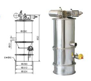 Quality Pharmaceutical Practical Pneumatic Vacuum Conveying System 0.6Mpa for sale