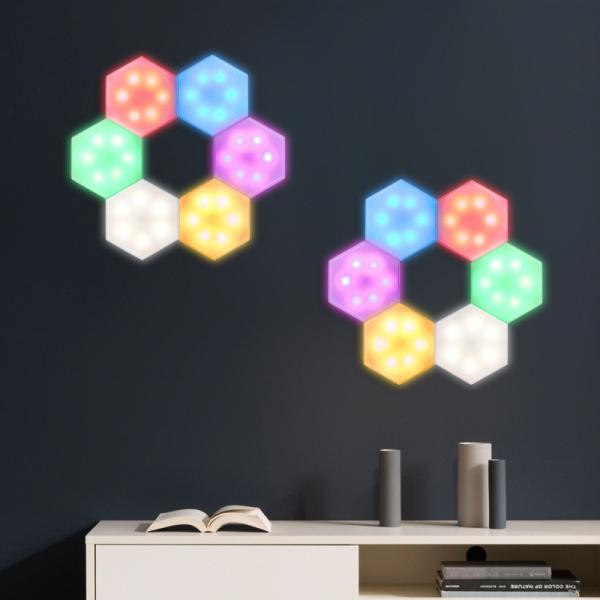 Quality 1Watt Remote Control Under Cabinet Light 4000K Honeycomb Wall Lamp for sale