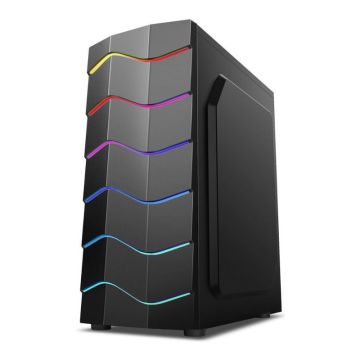 Quality ARTSHOW Luminous Computer Case, Wave LED Strip Front Panel, ARGB Light Effect for sale