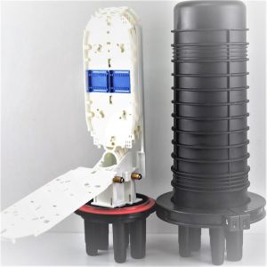 Quality butffer storge Fiber Optic Splice Closure , optical fiber splice closure PP for sale