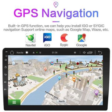 Quality Universal 9'' 4 64G Android Car Radio with Intelligent System and GPS Navigation for sale