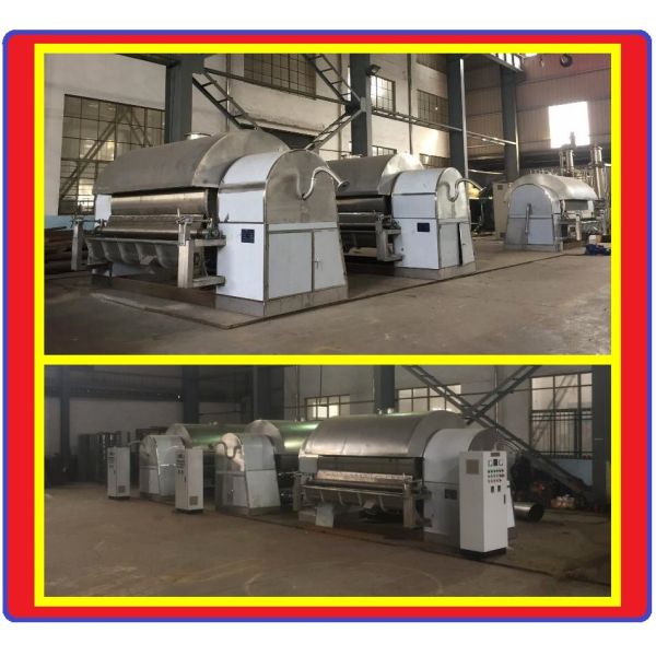 Quality Thermal Oil heating Cooling Drum Flaker Low Temperature Drying 50 / 60Hz for sale