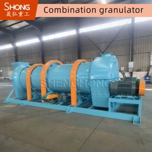 Quality 5-8 t/h Organic Fertilizer Granulator Machine 60.5kw 1-10mm Granules for sale