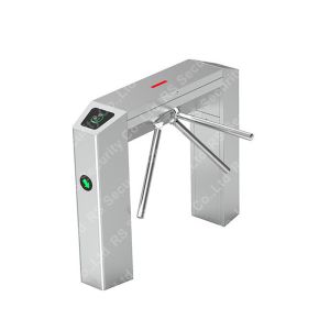Quality Fingerprint Tripod Turnstile Gate RS485 Communication Interface Stainless Steel for sale