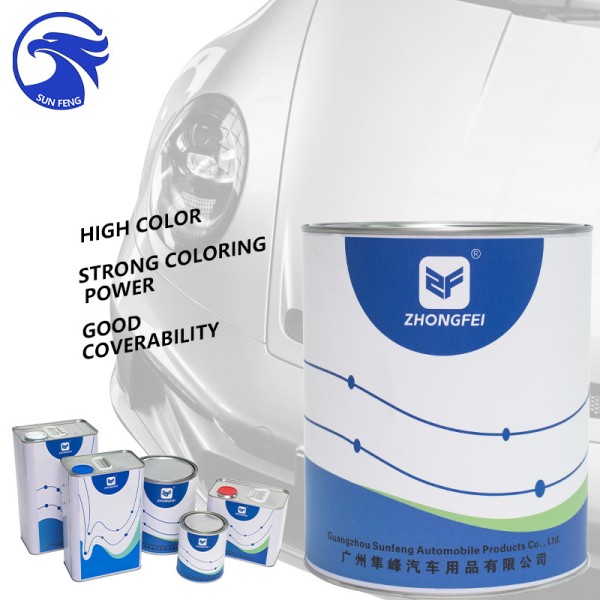 Quality Precision Automotive Refinish Paint High Coverage Medium Coarse Silver Liquid for sale