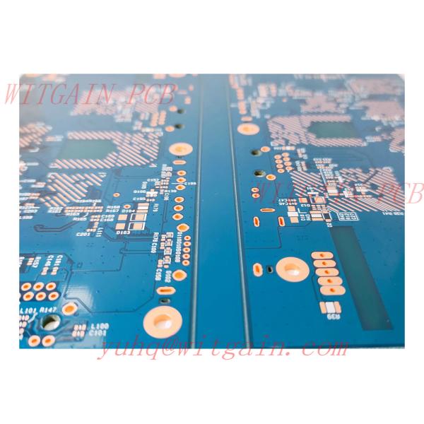 Quality 1.6MM Blue Solder Mask OSP 4 Layer Printed Circuit Board for sale