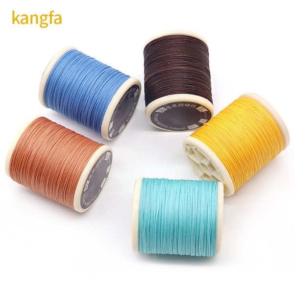 Quality Handmade Leather Sewing Wax Thread 150D/16 Strength Polyester Braided Rope for for sale