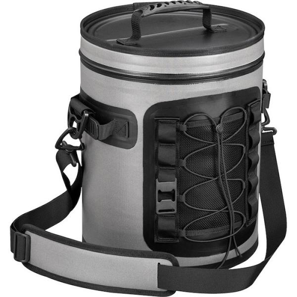 Quality 15L Round TPU NBR Padding Foam Insulation Cooler Bag With Handle Shoulder Strap for sale