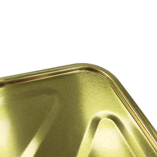 Quality 18L 20L Square Tin Accessories L237*W237 With Customized Handle / Cap for sale