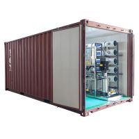 Quality 5-7 Stages Containerized RO System For TDS Brackish Water Desalination for sale
