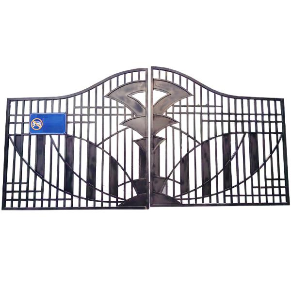 Quality Commercial Forged Wrought Iron Gate For Backyard Q235 Steel Customized for sale