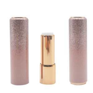 Quality MSDS Private Label Rose Gold Empty Lipstick Tube Container Offset Printing for sale