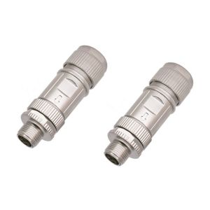 Quality Zinc Alloy Shell Circular Wire Connector M12 8 Pin Male Ethernet Connector for sale