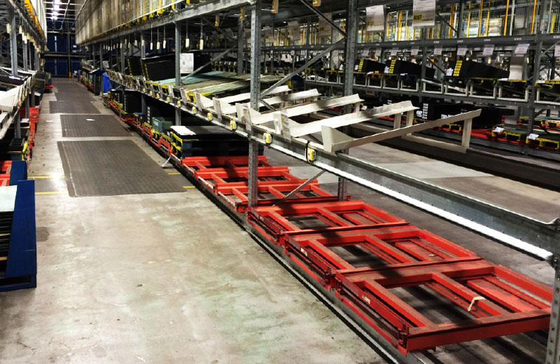 Push Back Pallet Rack High Density Warehouse Storag Rack