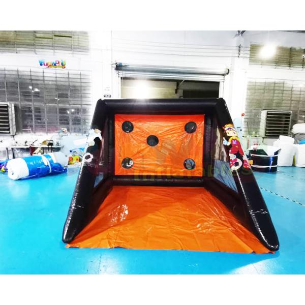 Quality Carnival Inflatable Sports Games Blow Up Football Goal for sale