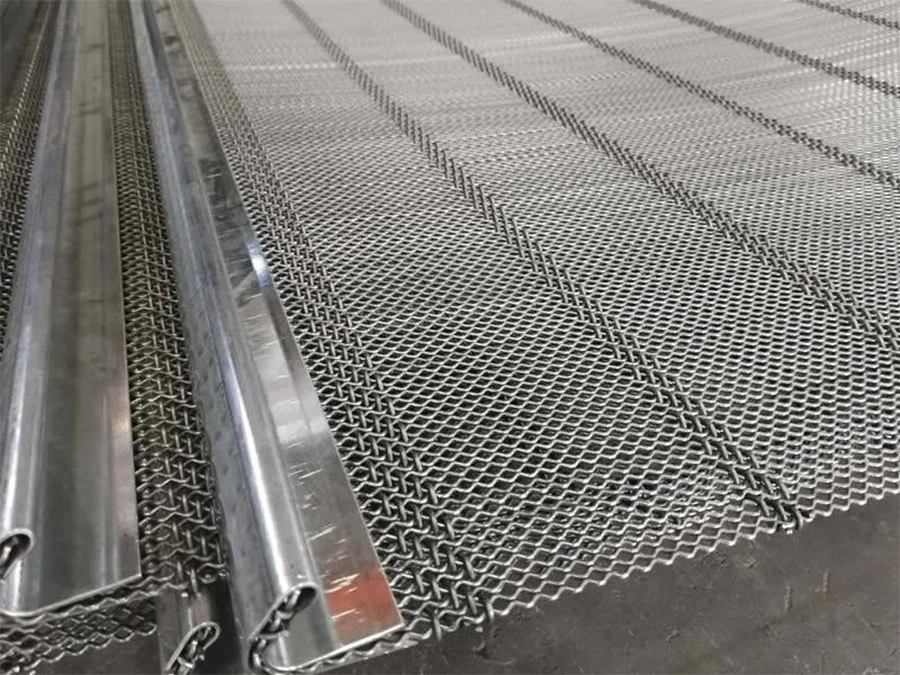 China Factory Supply Stainless Steel Crimped Wire Mining Sieve Vibrating Screen Mesh