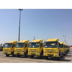 Quality 30 Ton 10 Tyres Used Tractor Trucks , 6x4 Second Hand Tractor Unit for sale