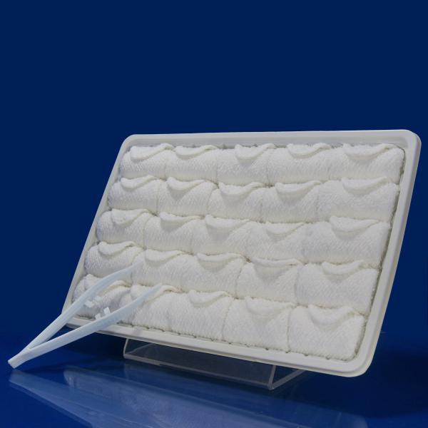 Quality Refreshing bleach cotton disposable cold towels for airline for sale