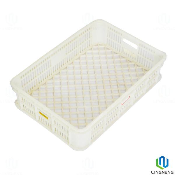 Quality Ventilated Plastic Fruit And Vegetable Crates Food Grade Plastic Agricultural for sale