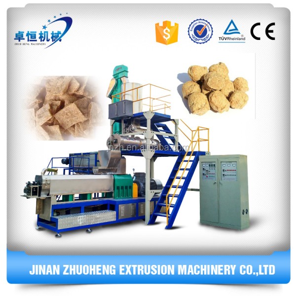 Quality Customized Voltage TVP Making Machine for Textured Soya Protein Chunks for sale