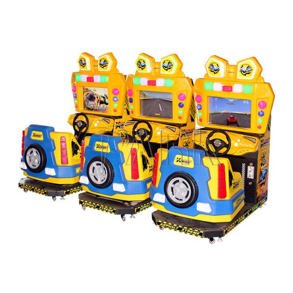 Quality Amusement game center Kids 3d race car driving simulator arcade machine for wholesale price for sale