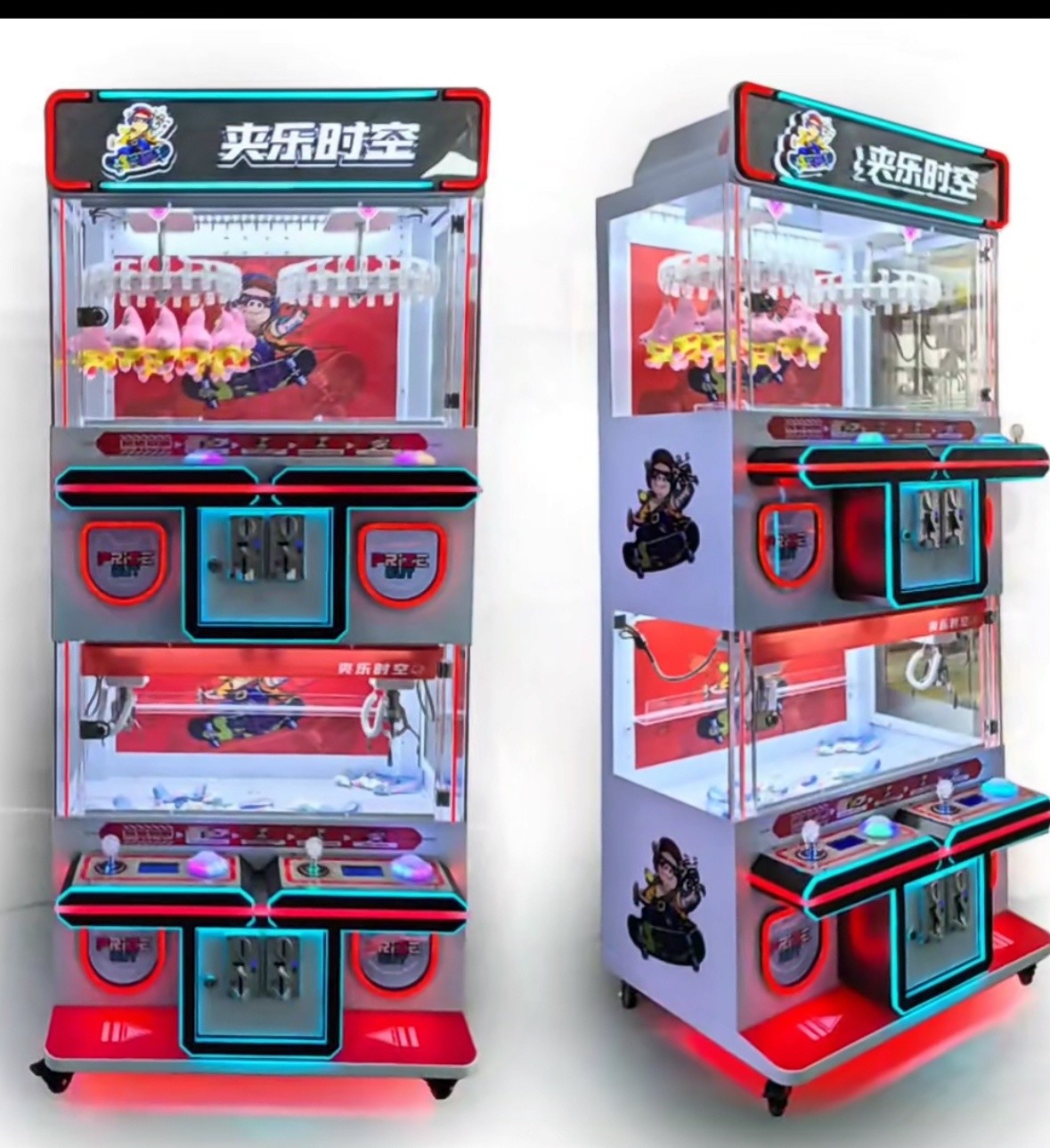 Quality 4 Players Claw Machine Coin Operated Toy Crane Machine Clip Machine for Indoor for sale