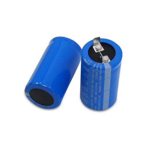 Quality Super Capacitors Lug 2.7 Volt 500 Farad Replace Batteries Through Hole for sale