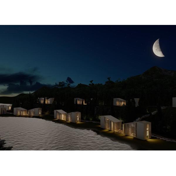 Quality Stately Prefab Loft Homes Simple Warm Style Prefabricated Luxury Villas for sale