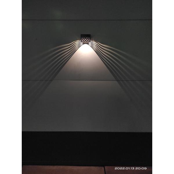 Quality Wireless Solar Wall Lighting IP65 Waterproof Post Landscape Fence 250mA for sale