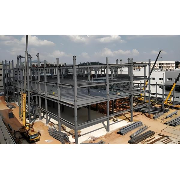 Quality Large Car Parking Multi Storey Steel Frame Construction High Strength CE Certified for sale