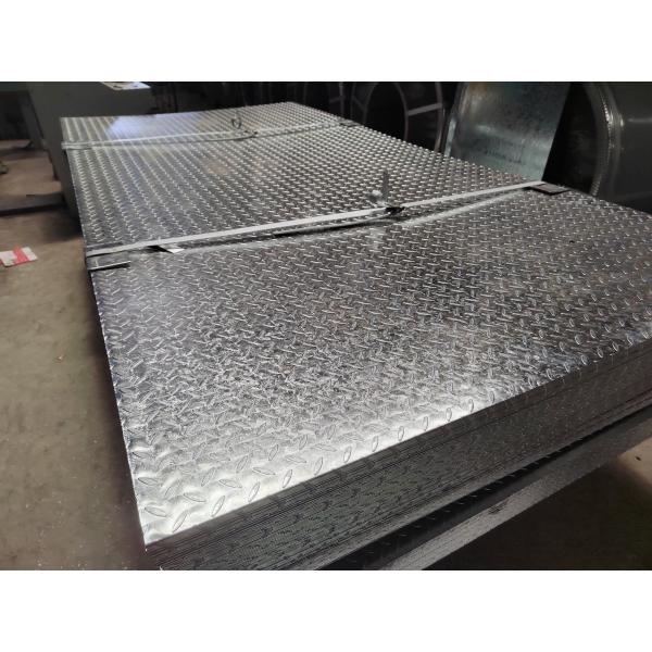 Quality 40g/m2 Zinc Layer Galvanized Pattern Steel Plate with Customizable Width of 1000 for sale